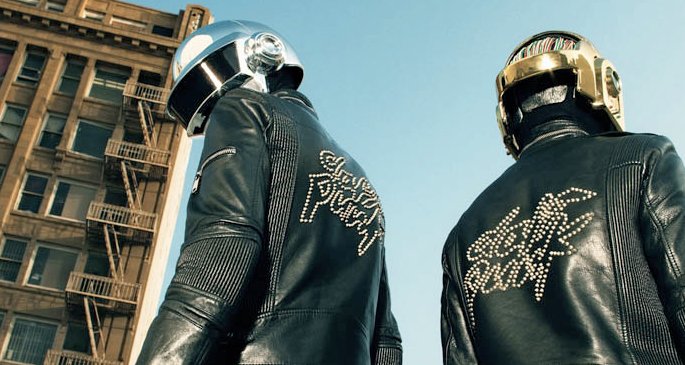 MTV EMAs 2013: Watch Daft Punk riding around Amsterdam on a bicycle ...