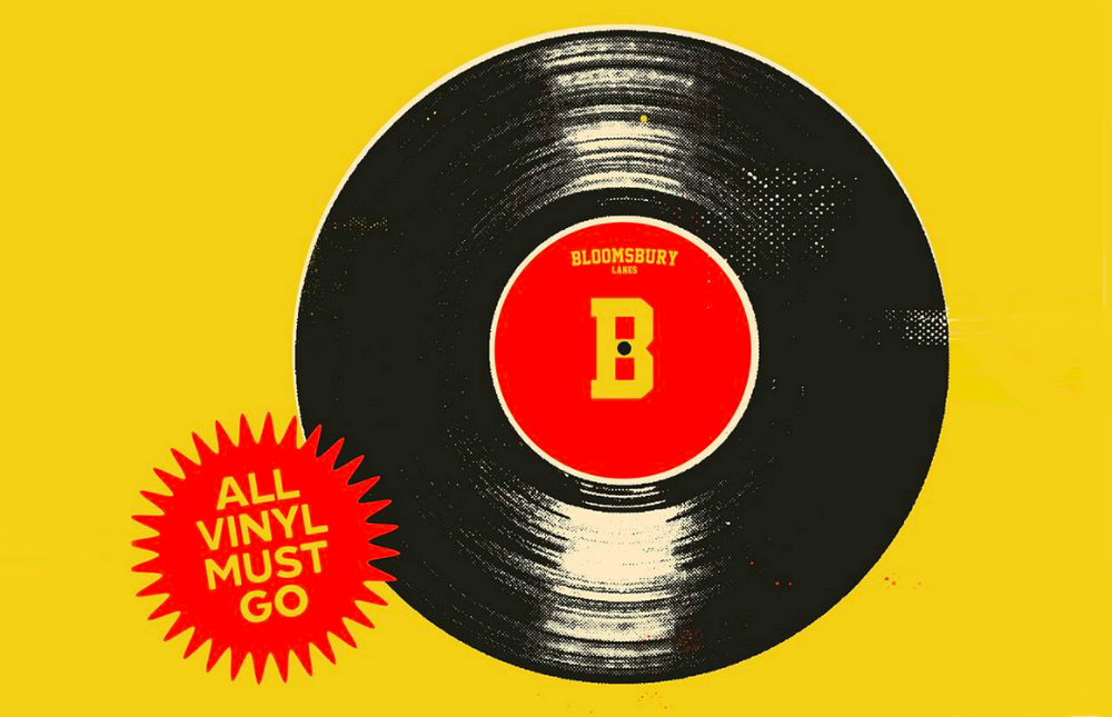 Every vinyl record played at this night will be given away free