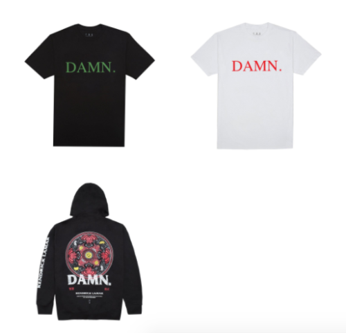 Kendrick Lamar Releases Damn Merch Capsule Collection