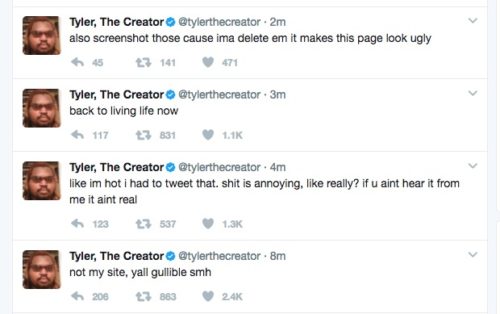 Tyler, the Creator shoots down "annoying" new album rumor