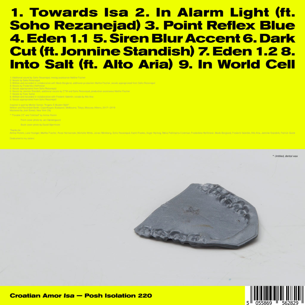 Croatian Amor enlists Yves Tumor and Jonnine Standish for new album Isa